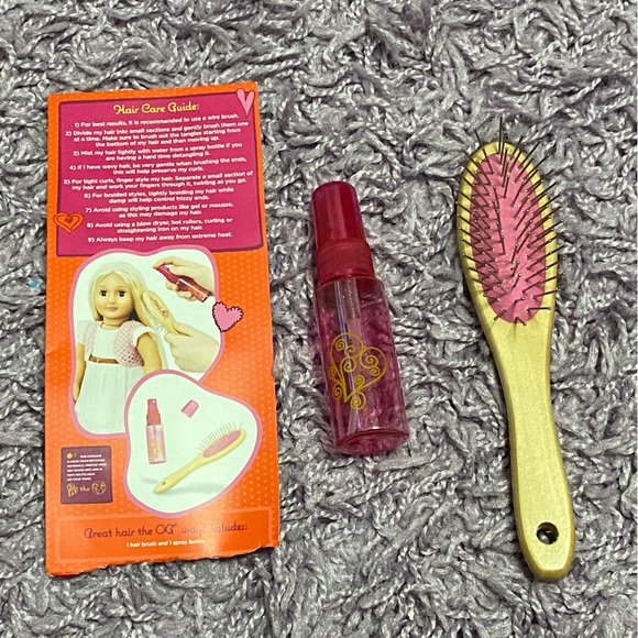 Our Generation | Toys | Our Generation Hairbrush Spray Bottle Hair Care ...